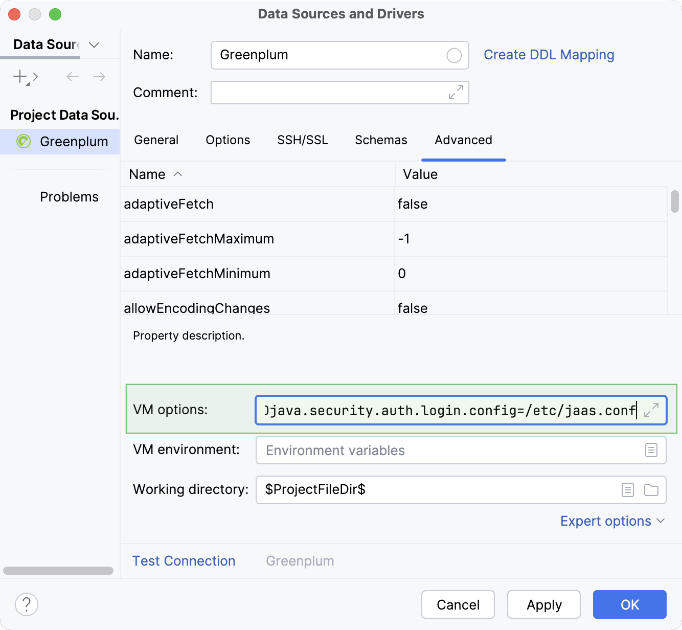 Greenplum | DataGrip Documentation