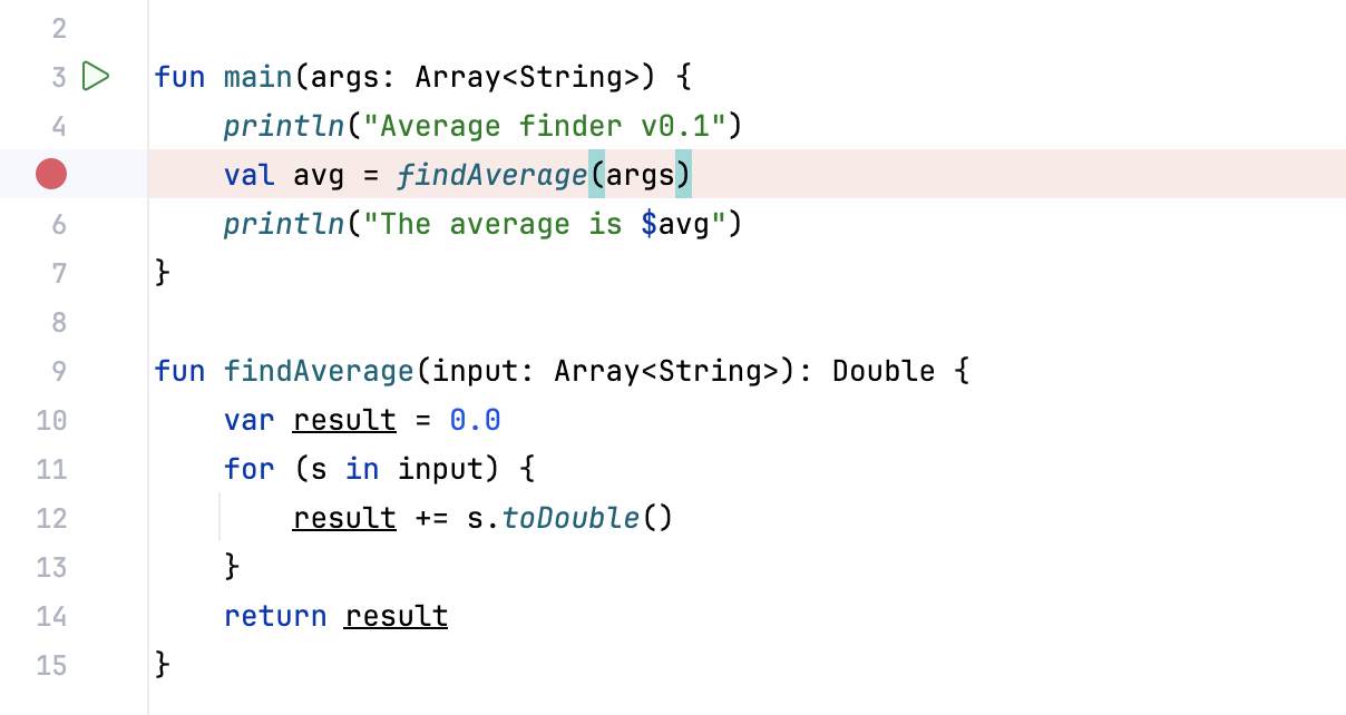 教程：调试您的第一个 Kotlin 应用程序 Intellij Idea 文档