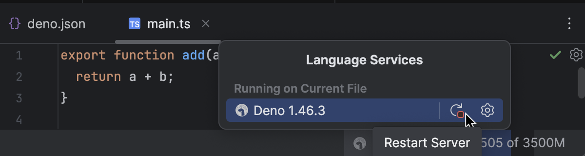 Deno | WebStorm 文档