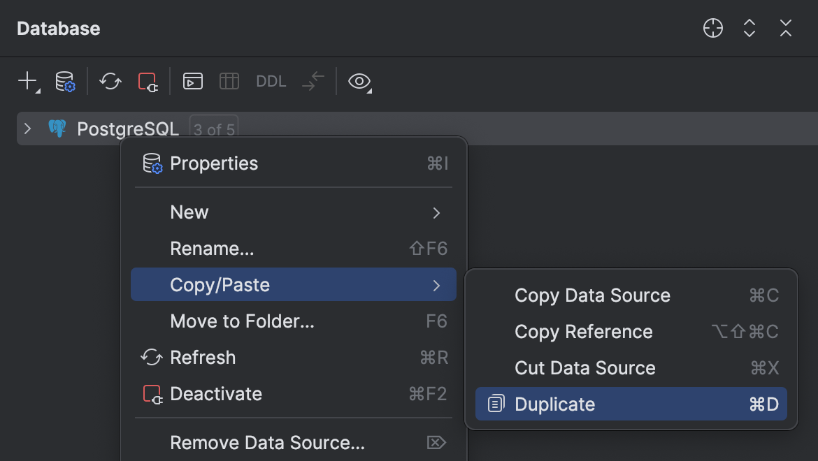 Data sources | IntelliJ IDEA Documentation