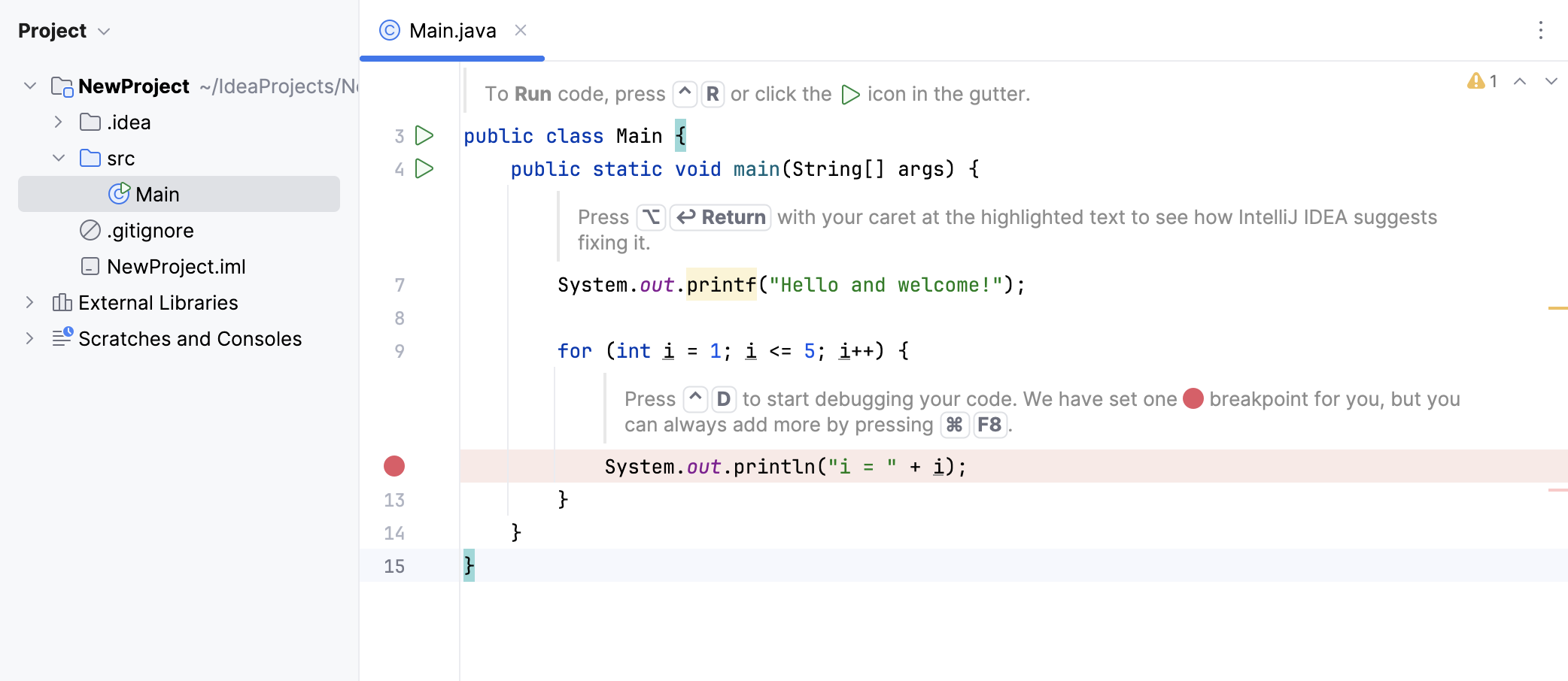Create a new project | IntelliJ IDEA Documentation