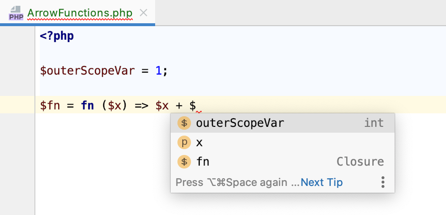 PHP 7.4 | PhpStorm Documentation