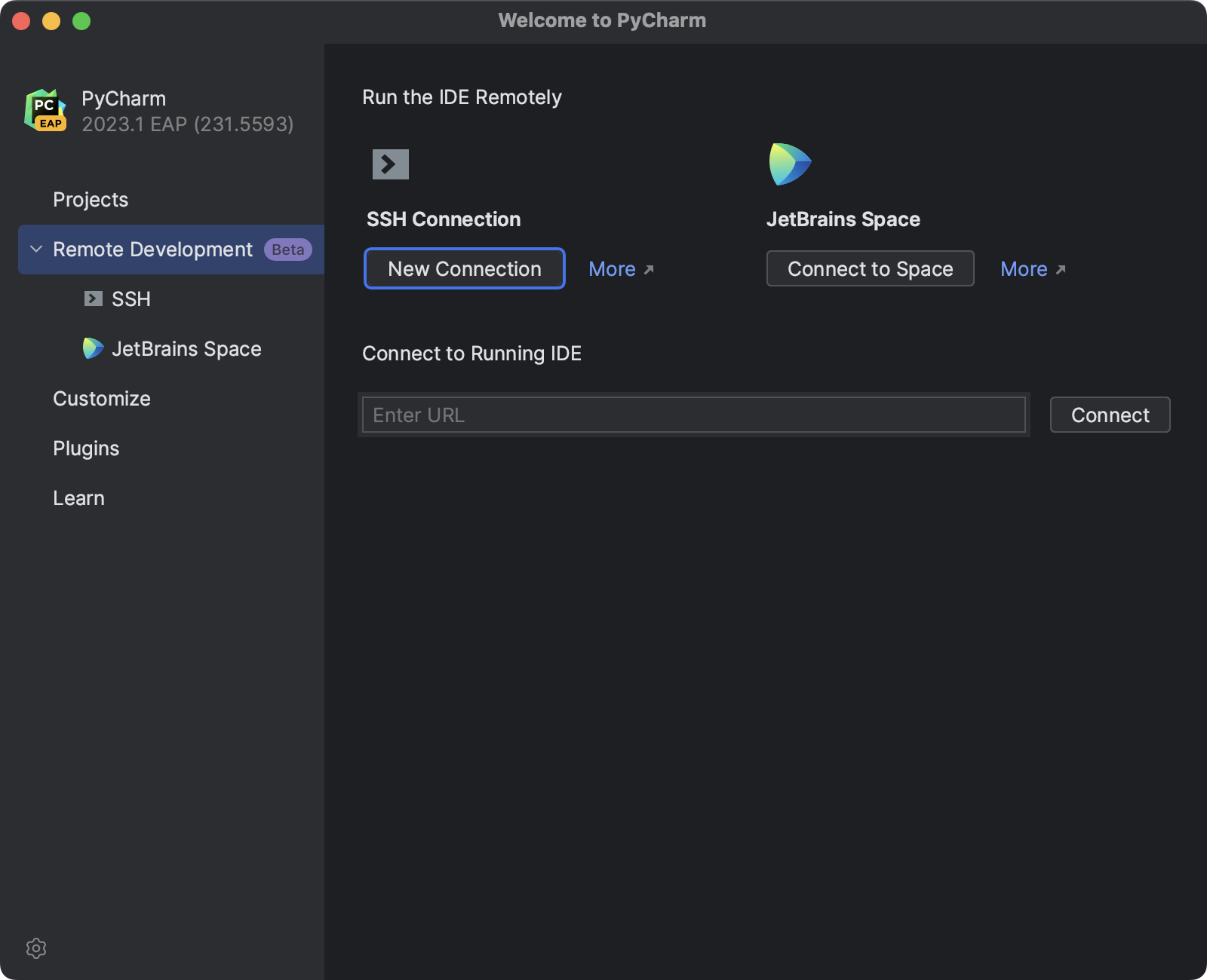 Run PyCharm for the first time | PyCharm Documentation