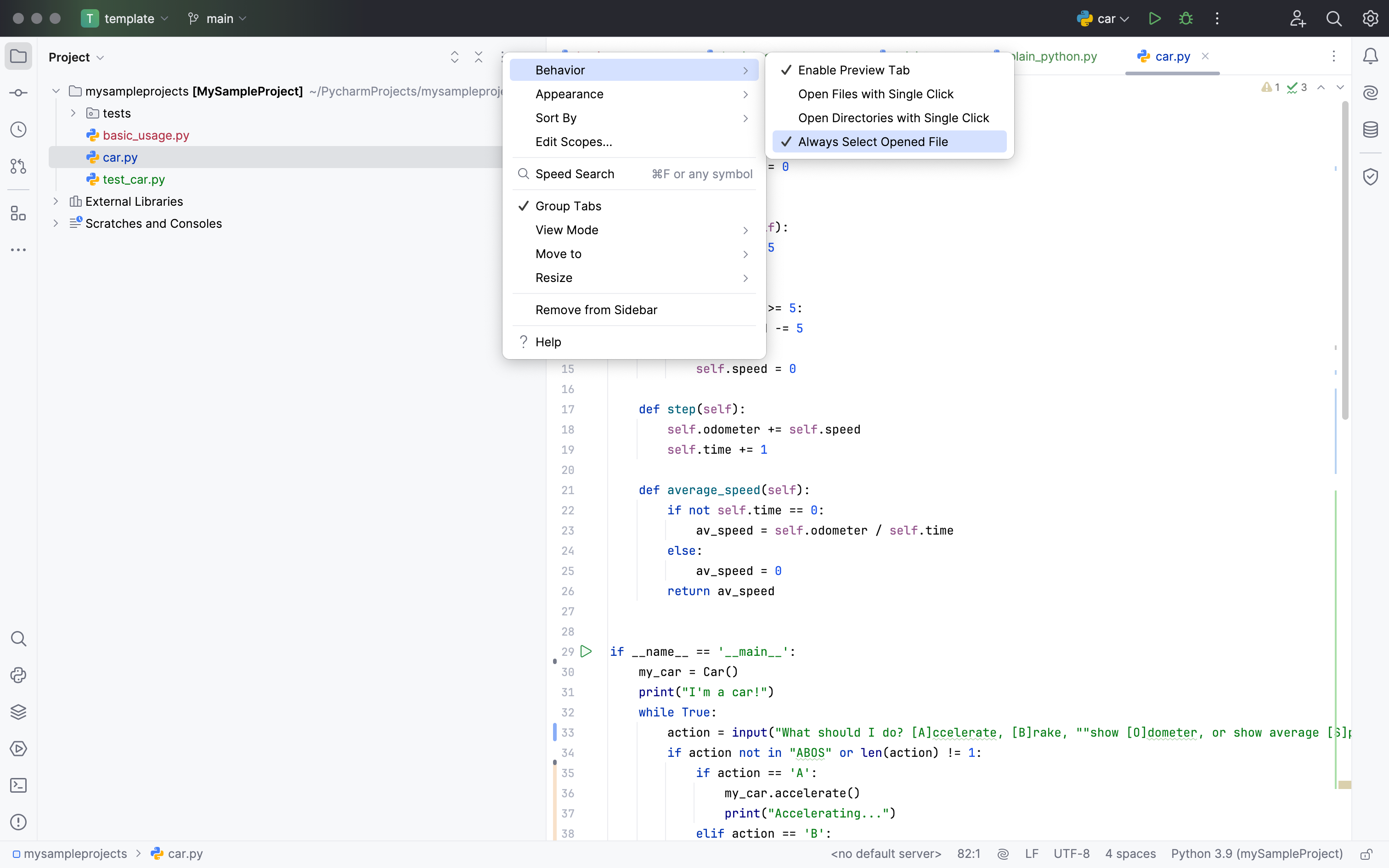 从 Visual Studio Code 迁移 | PyCharm 文档