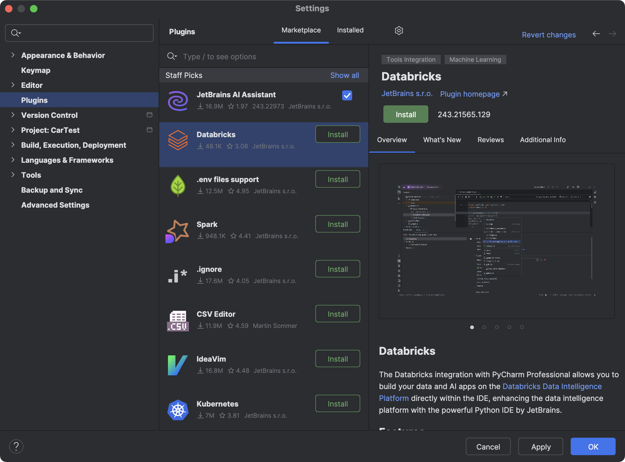 Install plugins | PyCharm Documentation