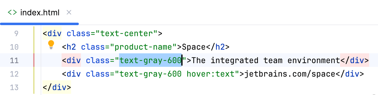智能键设置：HTML/CSS | IntelliJ IDEA 文档