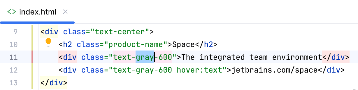 智能键设置：HTML/CSS | IntelliJ IDEA 文档