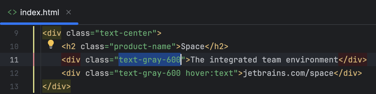 智能键设置：HTML/CSS | IntelliJ IDEA 文档