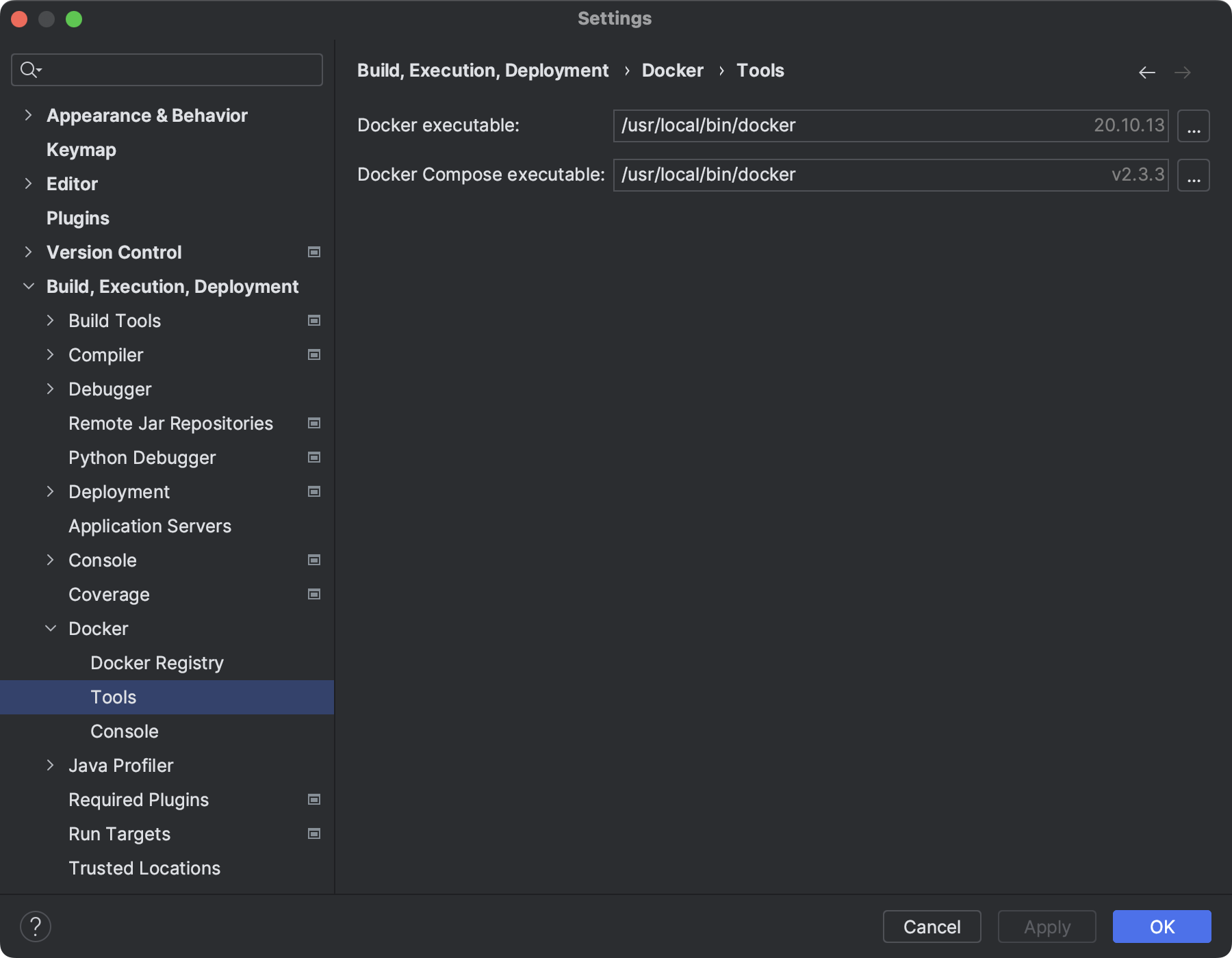 Docker 工具设置 | IntelliJ IDEA 文档