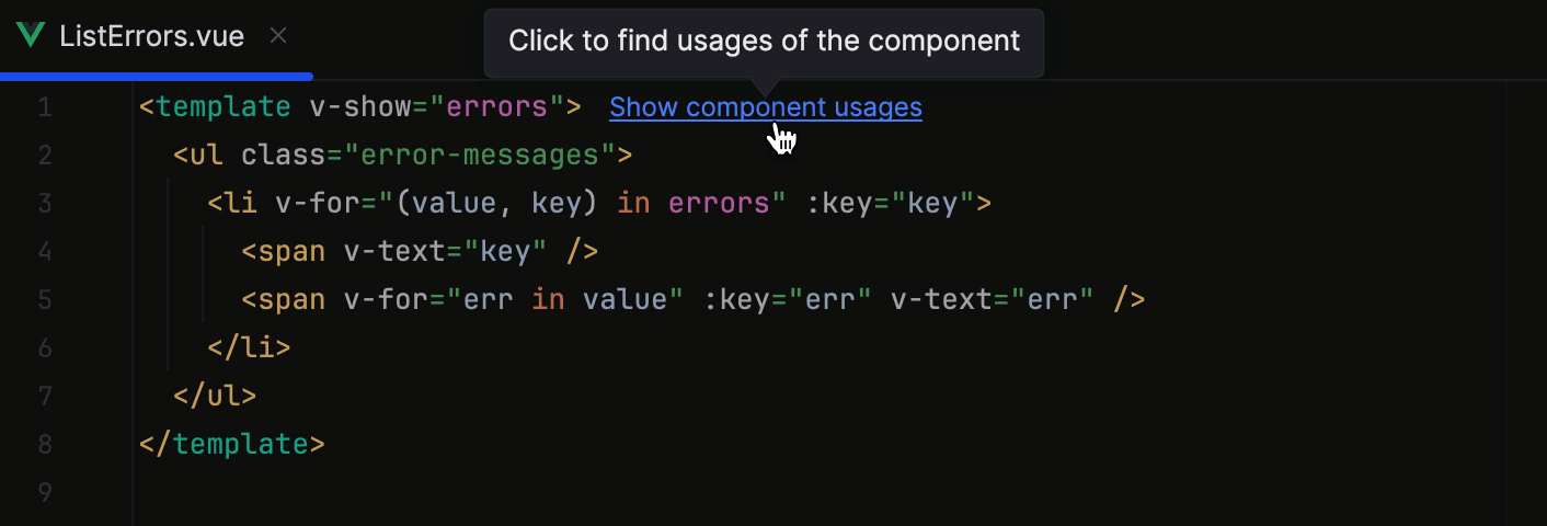 Vue.js | IntelliJ IDEA Documentation