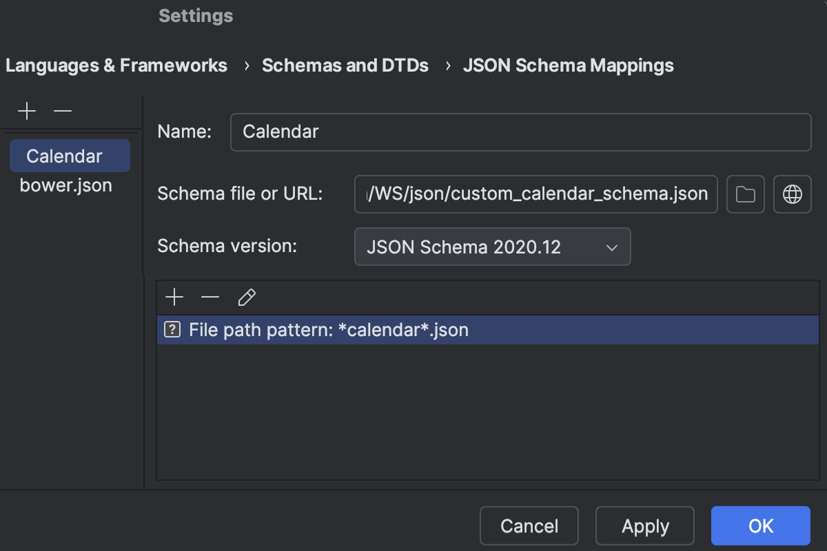 JSON | IntelliJ IDEA 文档