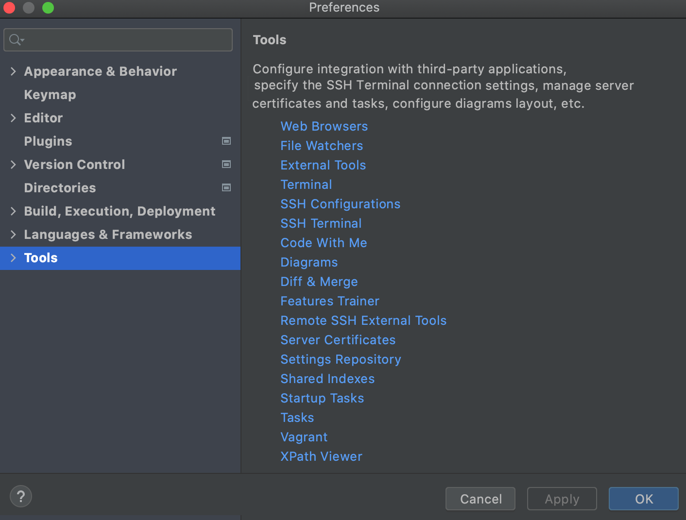 Tools | WebStorm Documentation