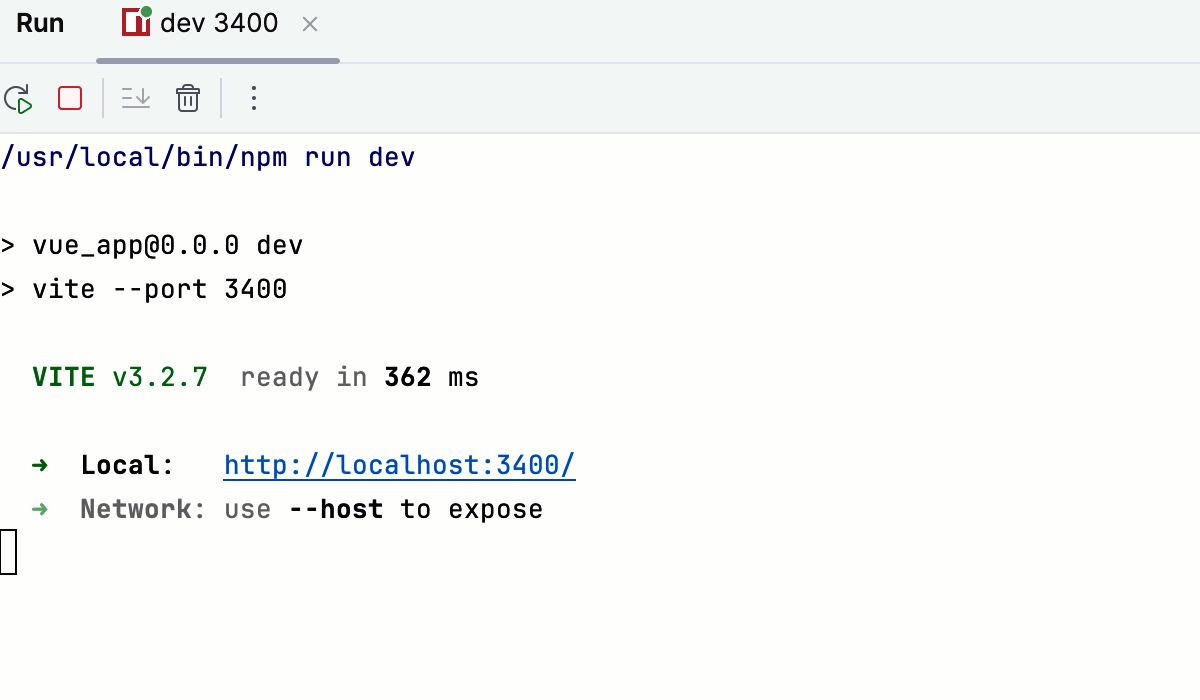 Vue.js | IntelliJ IDEA Documentation
