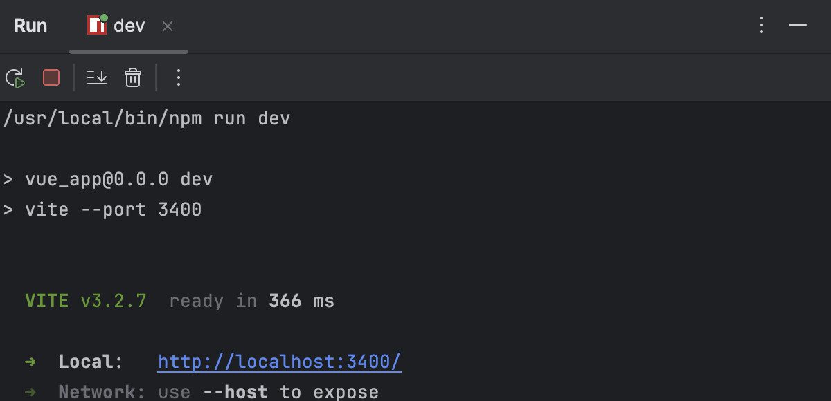 Vue.js | IntelliJ IDEA Documentation