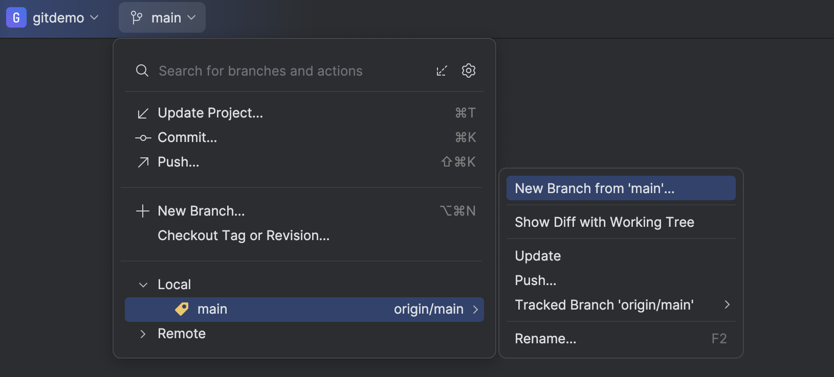 Tutorial: Getting started with Git in CLion | CLion Documentation