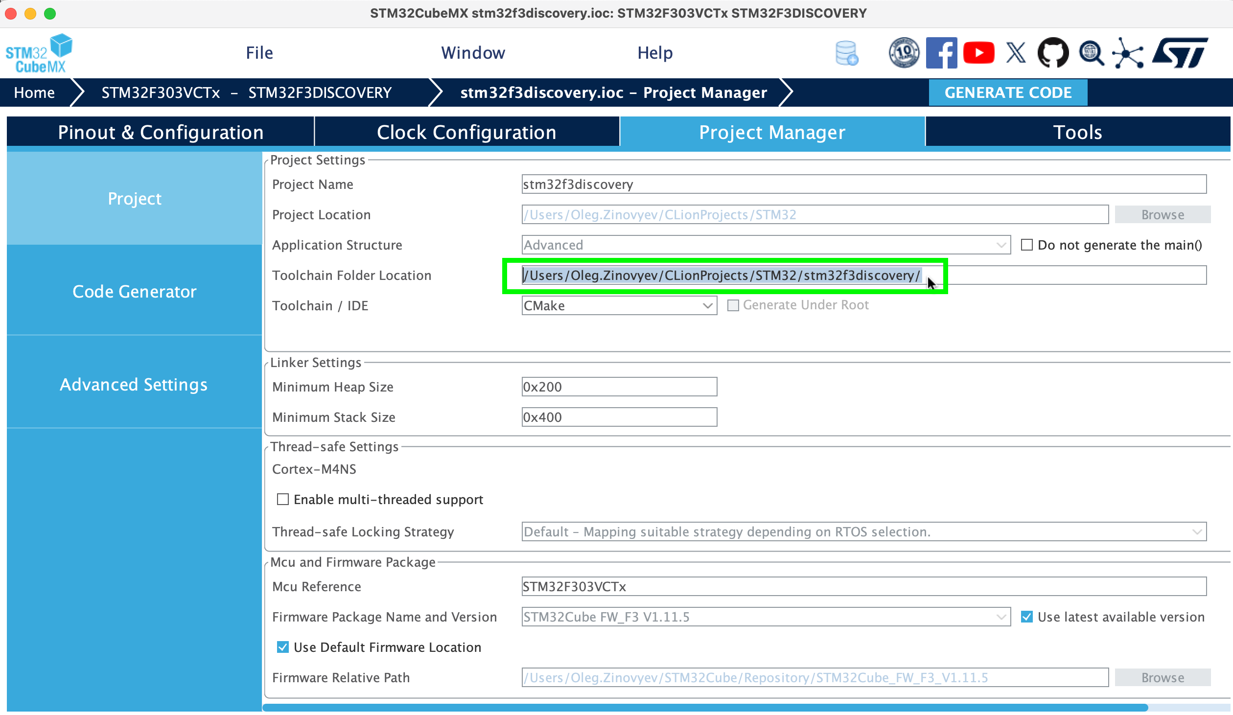 STM32CubeMX projects | CLion Documentation