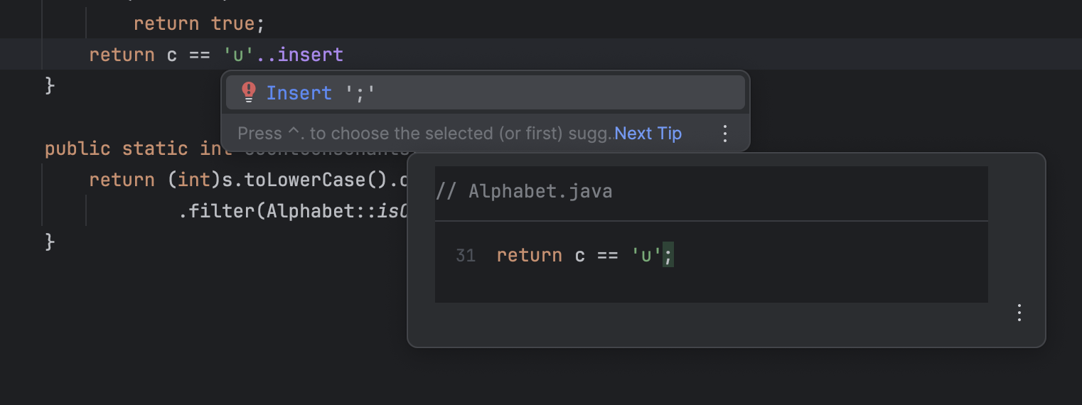Command completion | IntelliJ IDEA Documentation