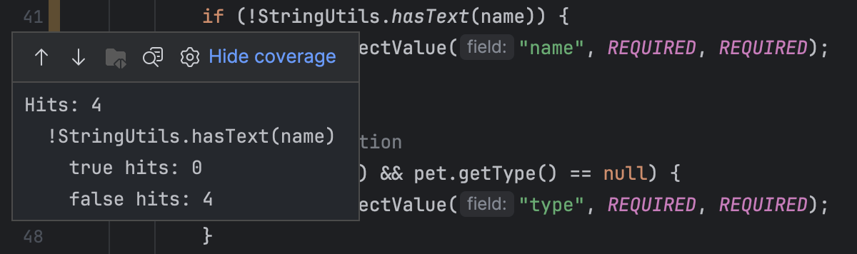 Code coverage | IntelliJ IDEA Documentation