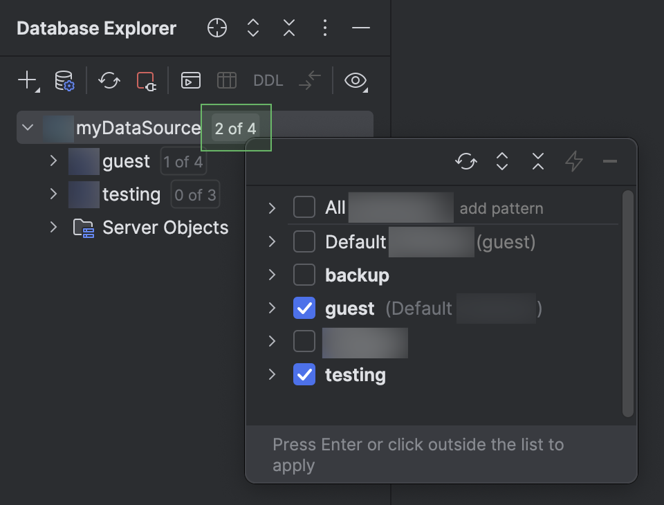 Oracle | DataGrip Documentation