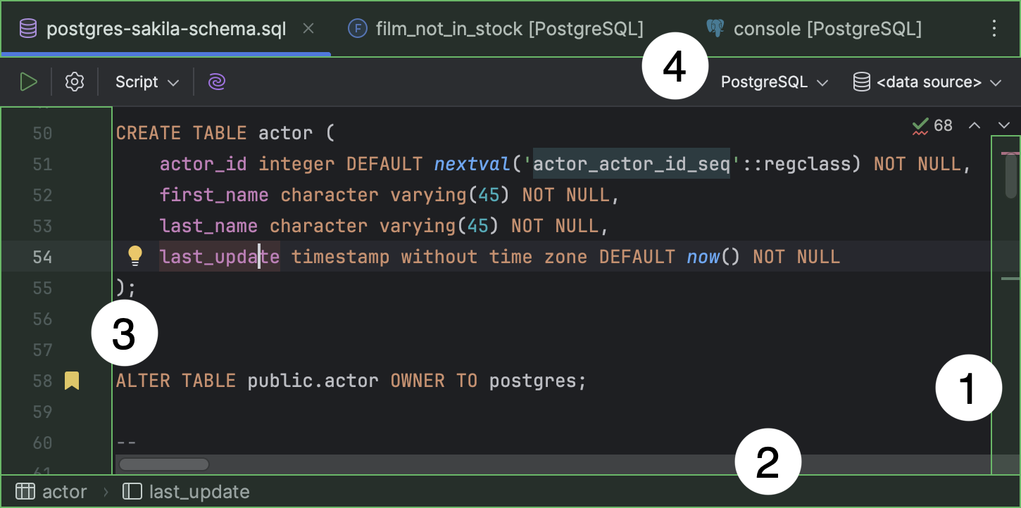 Editor basics | DataGrip Documentation