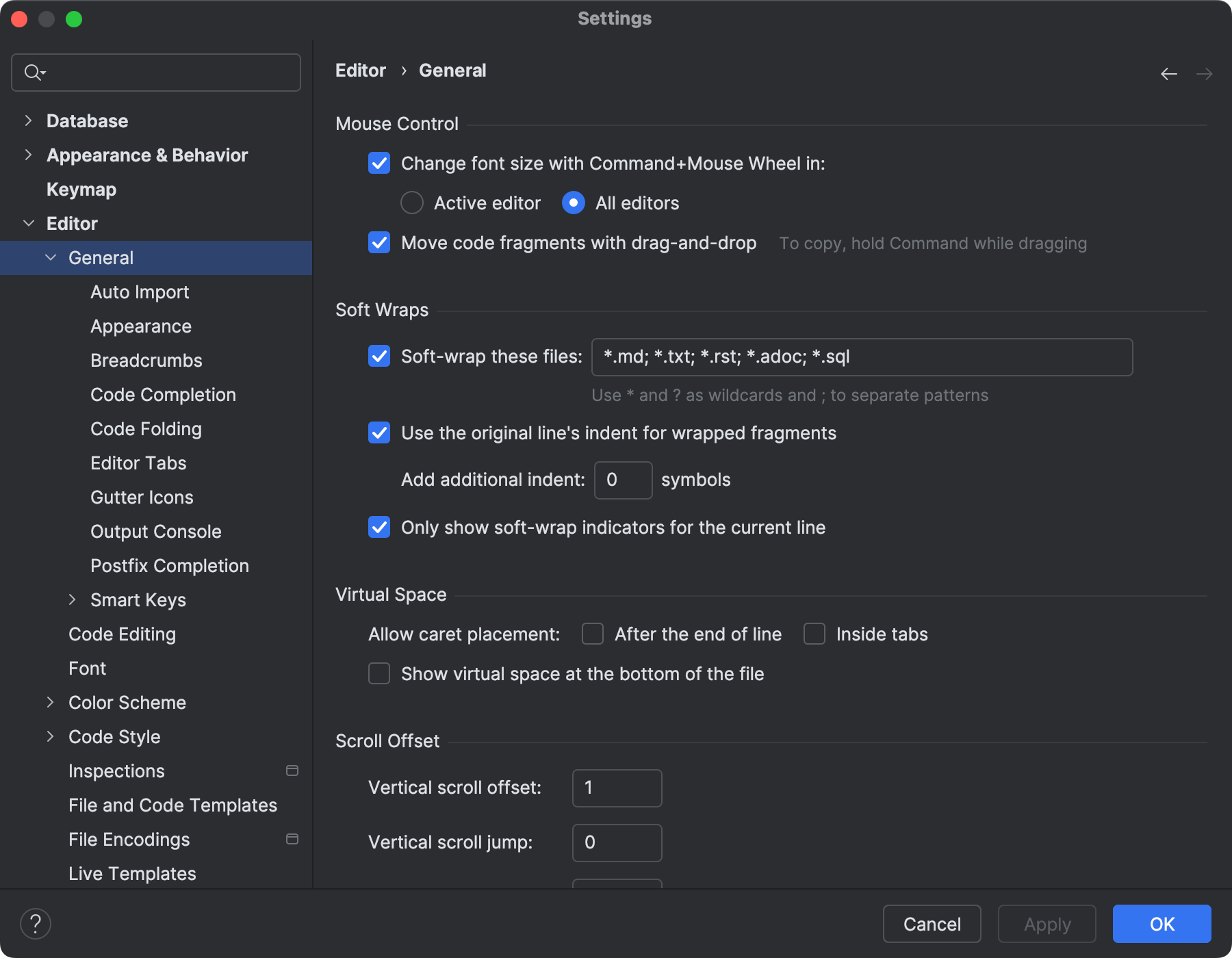 General | DataGrip Documentation