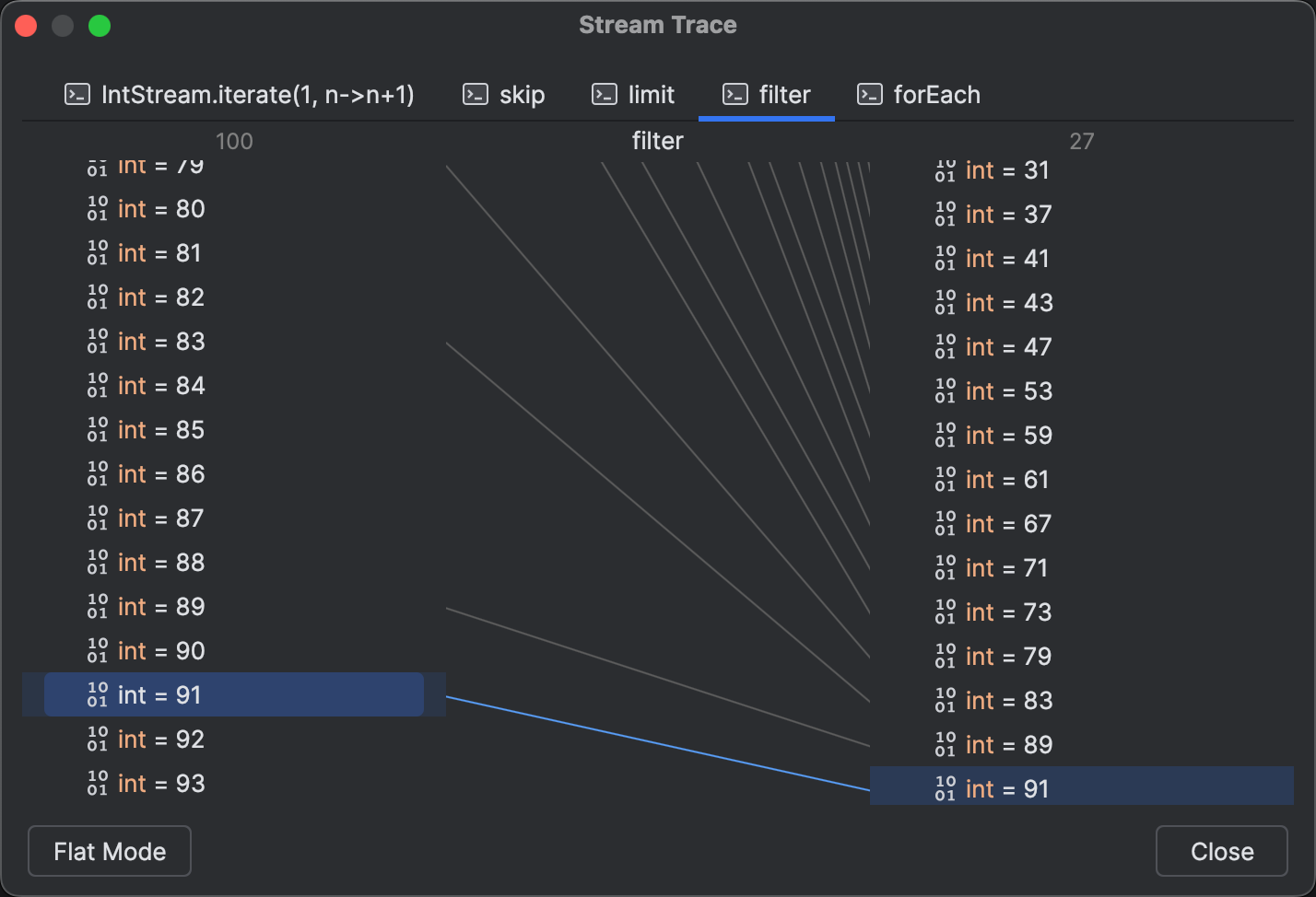 Analyze Java Stream operations | IntelliJ IDEA Documentation