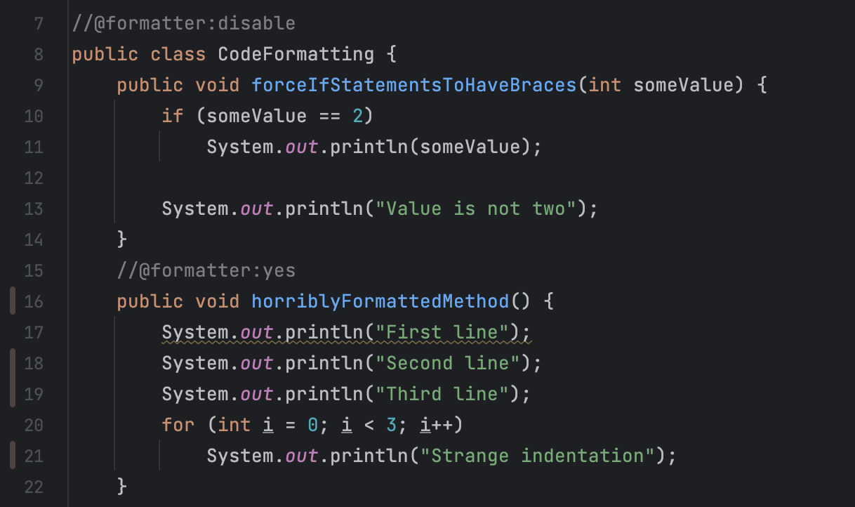 Reformat code | IntelliJ IDEA Documentation