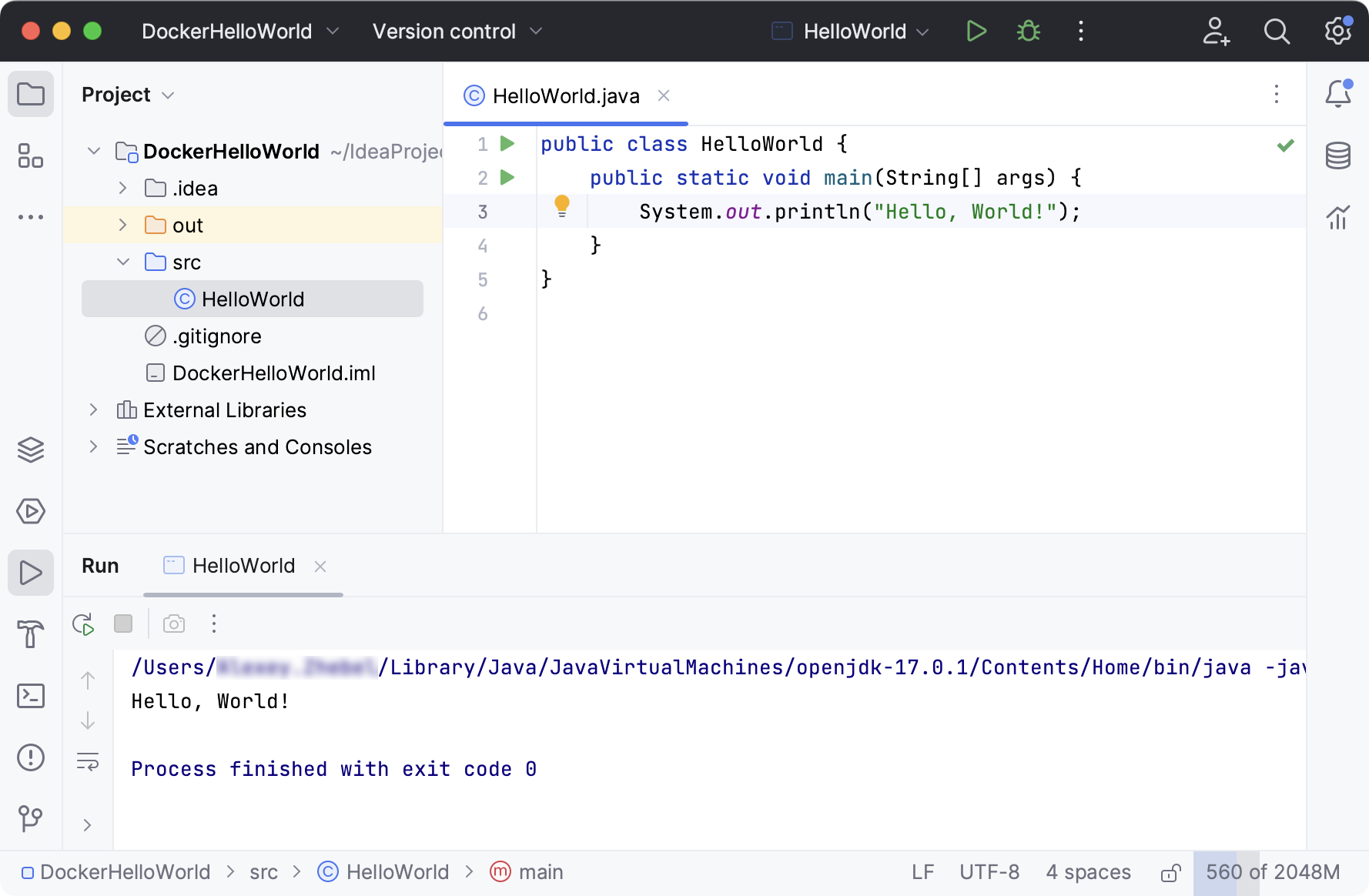 Run and debug a Java application with Docker | IntelliJ IDEA Documentation