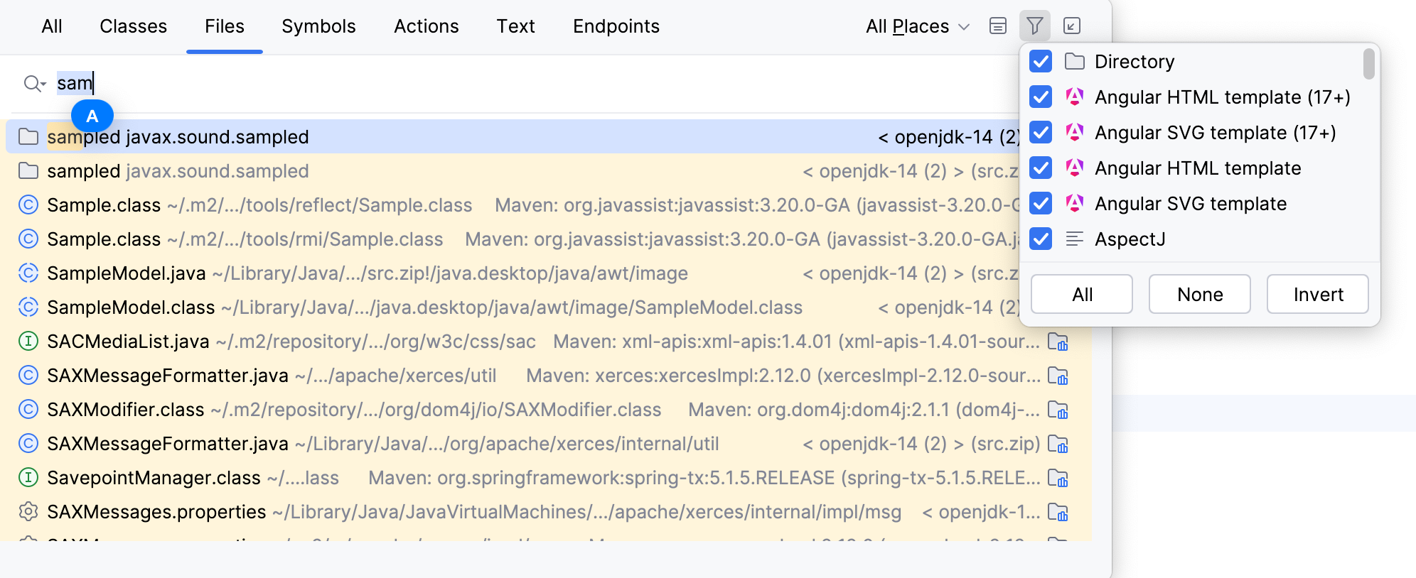Search everywhere | IntelliJ IDEA Documentation