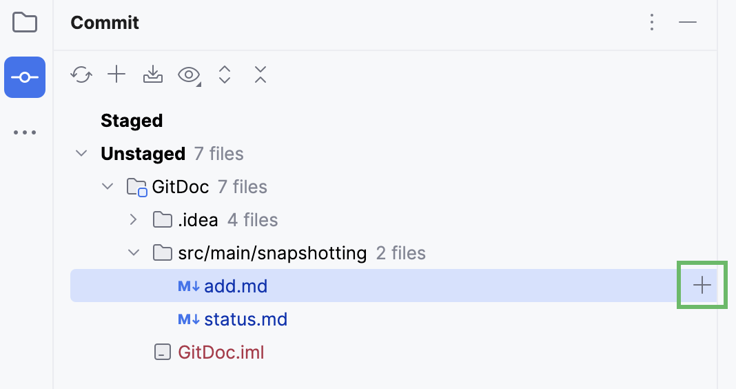 Commit and push changes to Git repository | IntelliJ IDEA Documentation