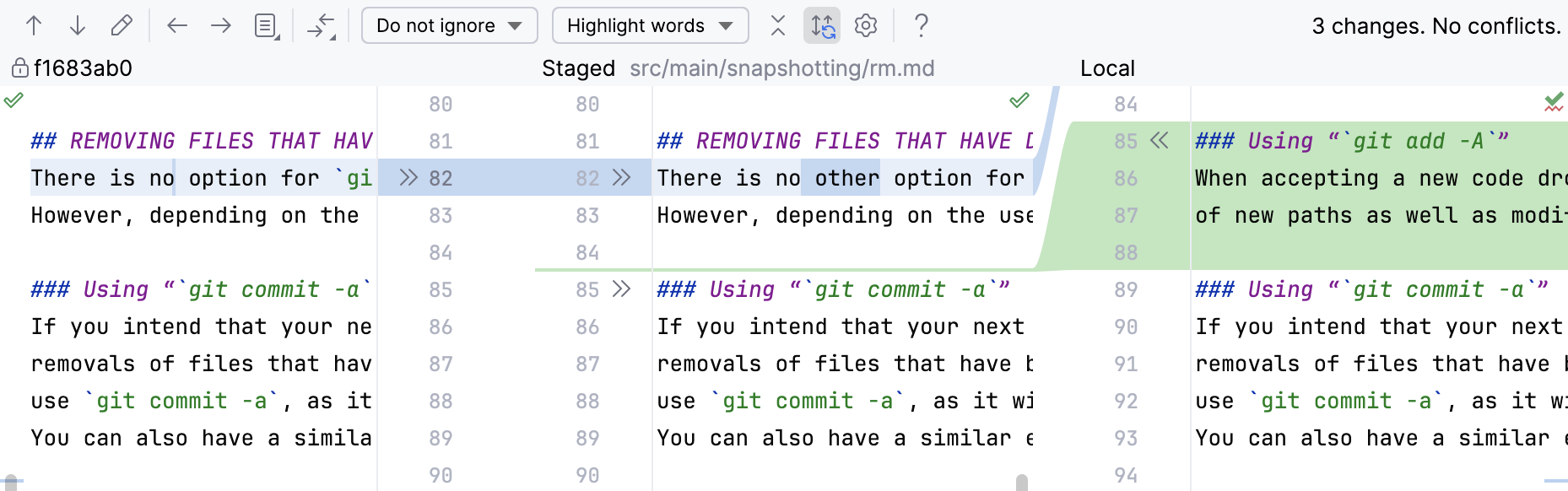 Commit and push changes to Git repository | IntelliJ IDEA Documentation