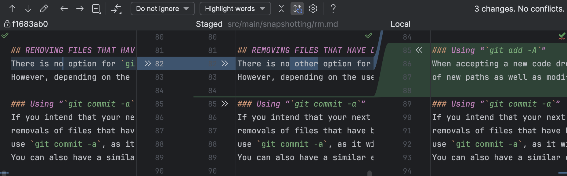 Commit and push changes to Git repository | IntelliJ IDEA Documentation