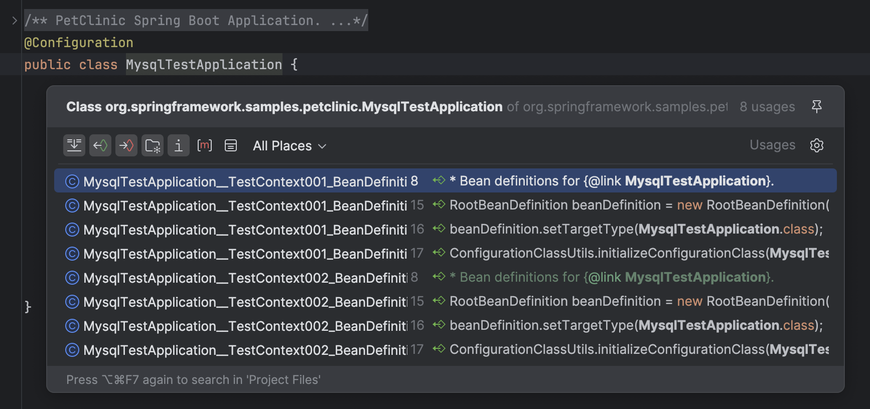Source code navigation | IntelliJ IDEA Documentation