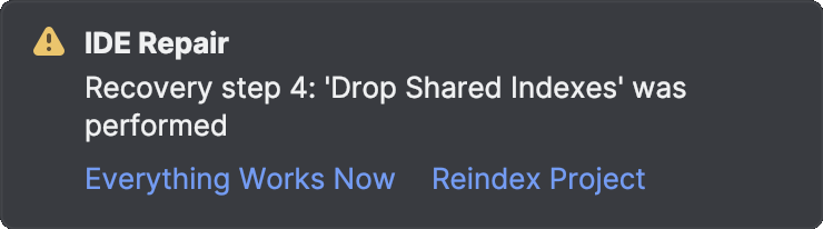 Repair IDE | IntelliJ IDEA Documentation
