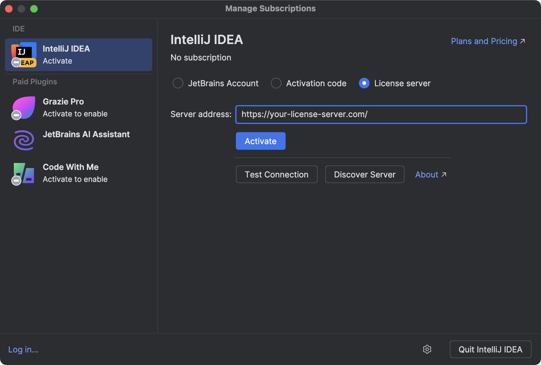 Register IntelliJ IDEA | IntelliJ IDEA Documentation