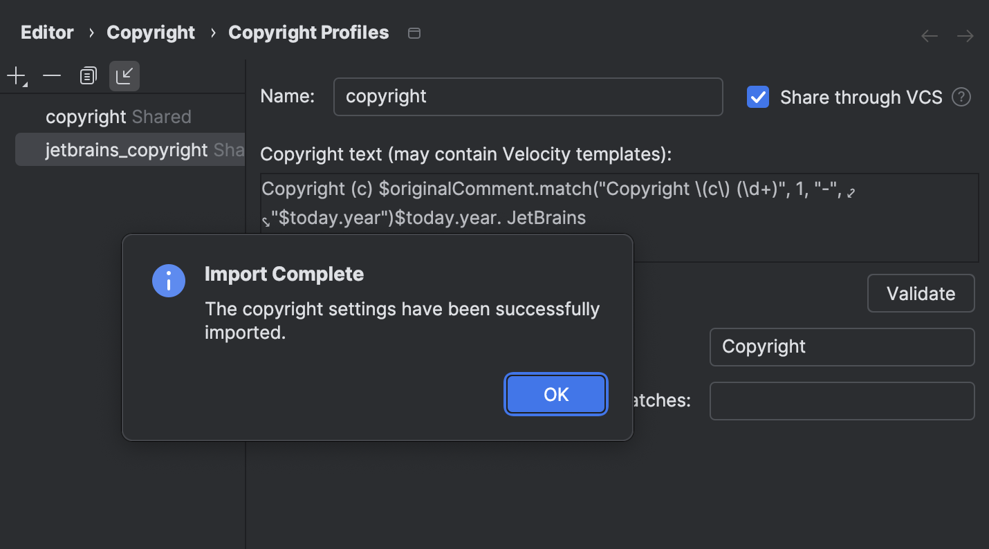 Copyright | IntelliJ IDEA Documentation