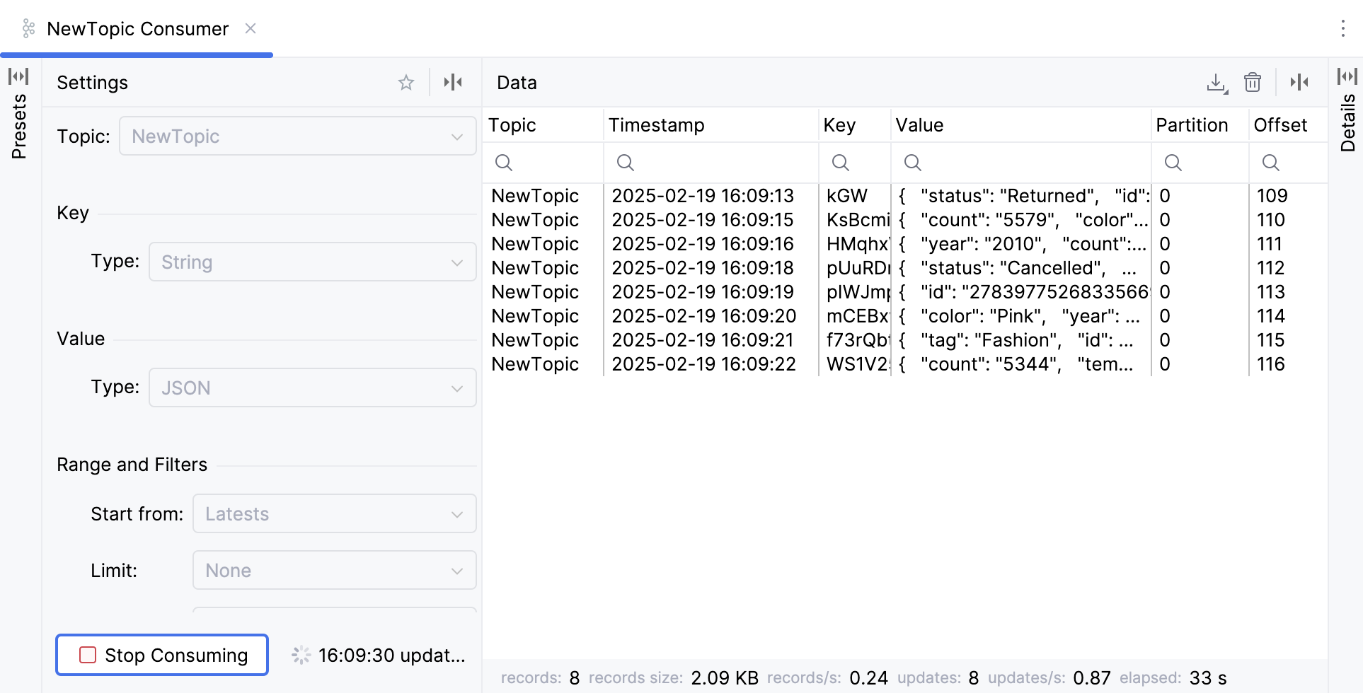 Kafka | PyCharm 文档