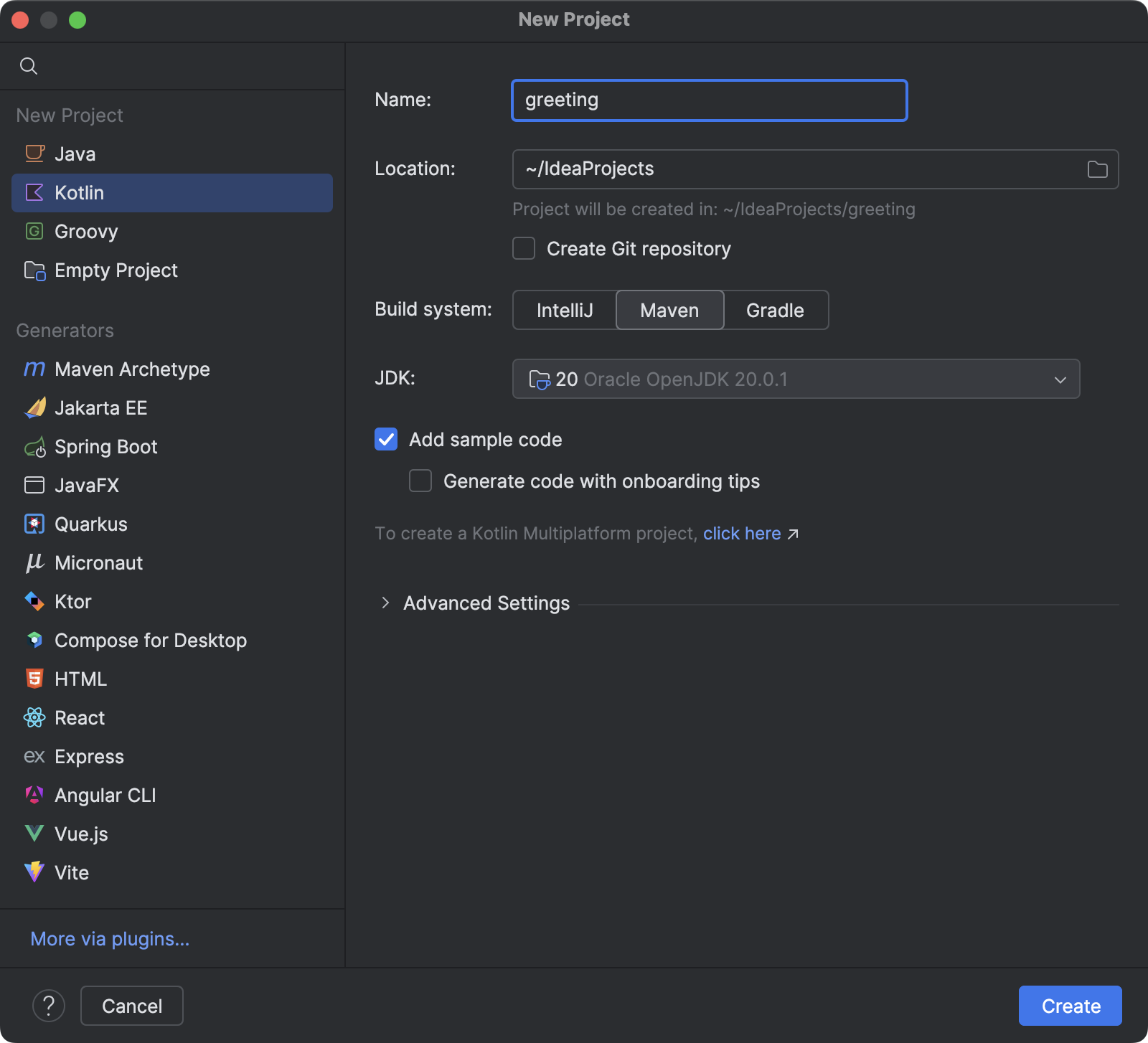 Tutorial: Create your first Kotlin application | IntelliJ IDEA Documentation
