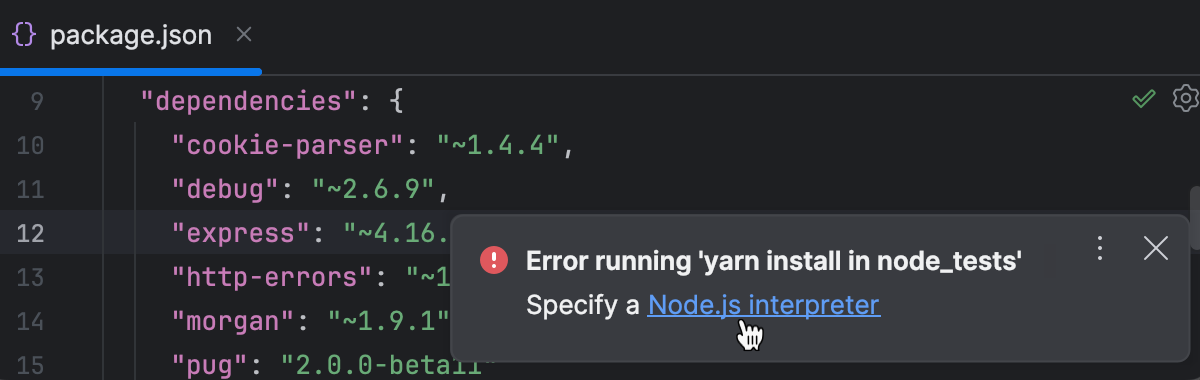 npm, pnpm, and Yarn | IntelliJ IDEA Documentation