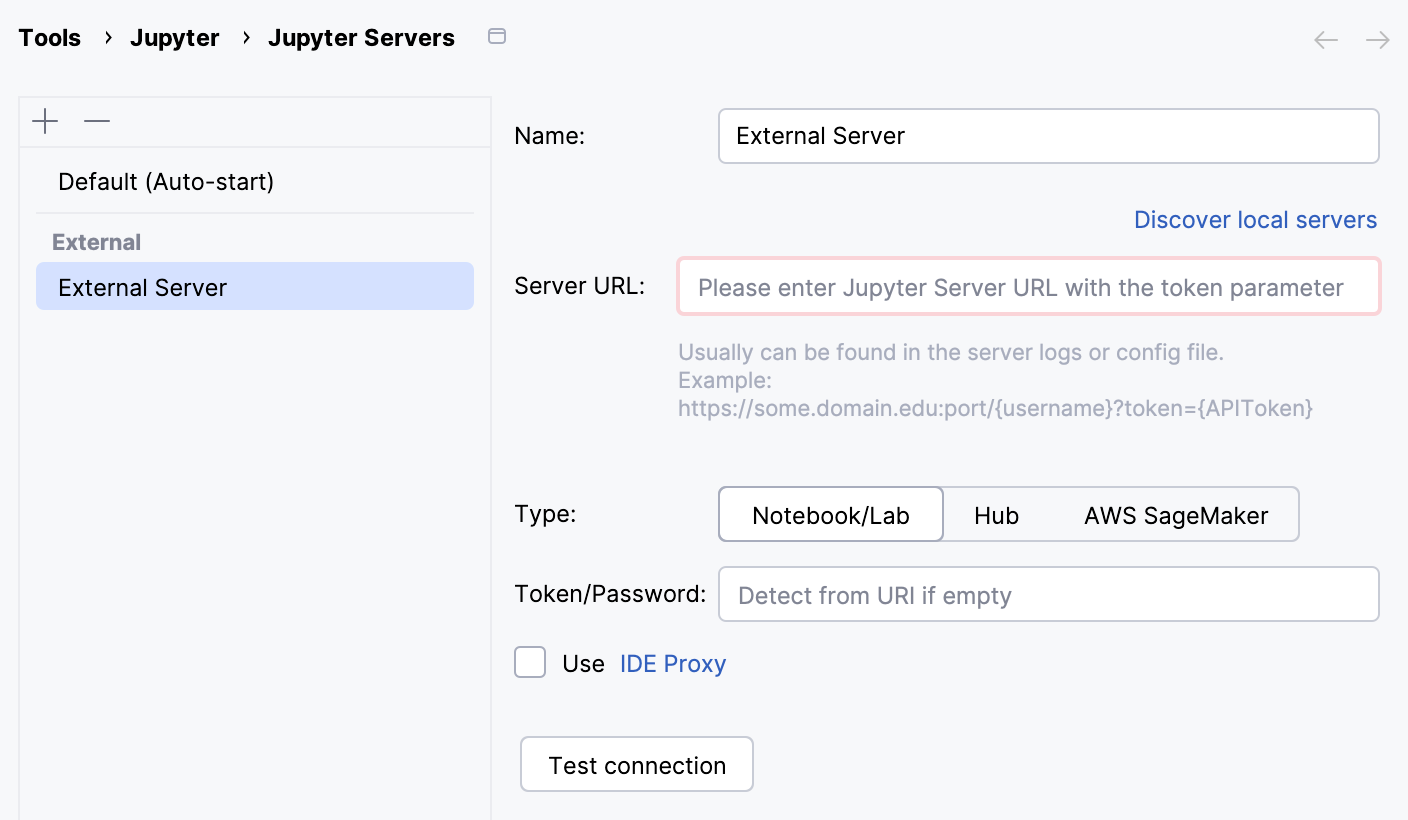 Manage Jupyter notebook servers | PyCharm Documentation