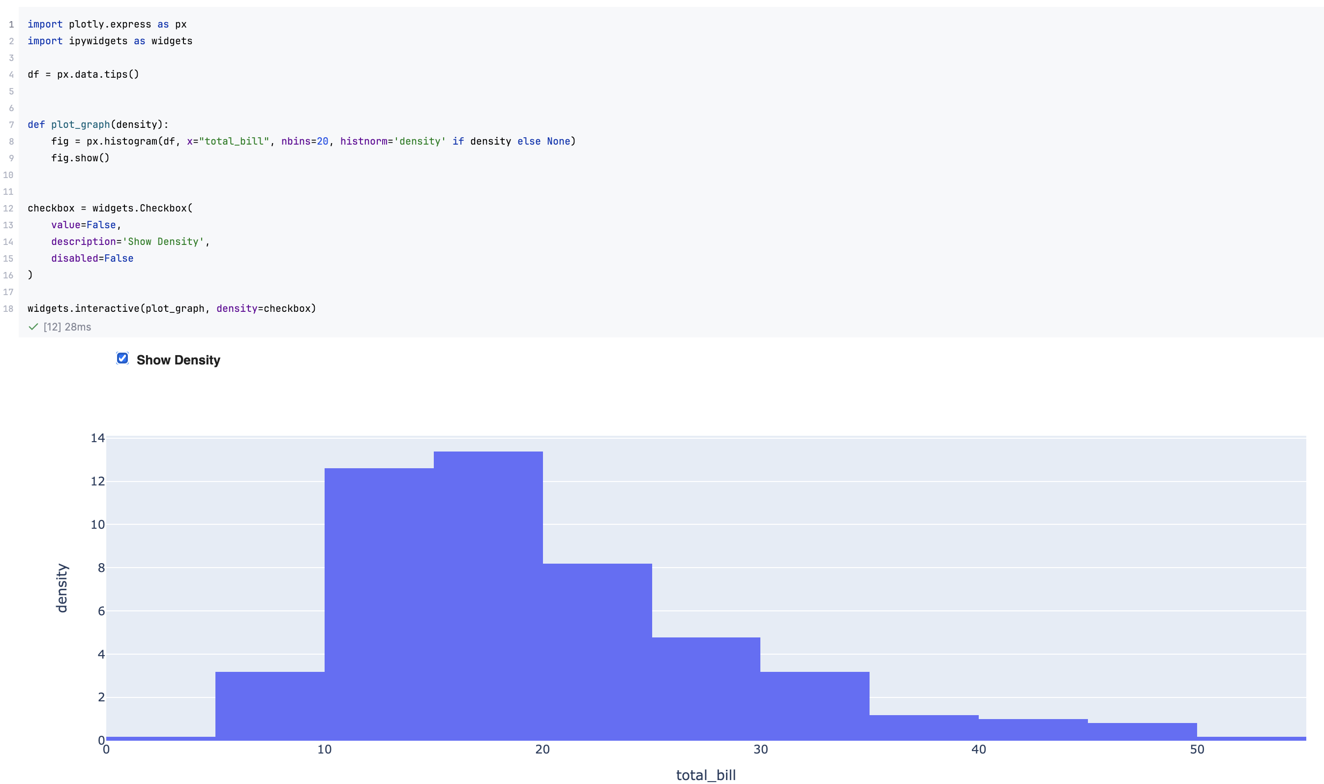 Use interactive widgets | IntelliJ IDEA Documentation
