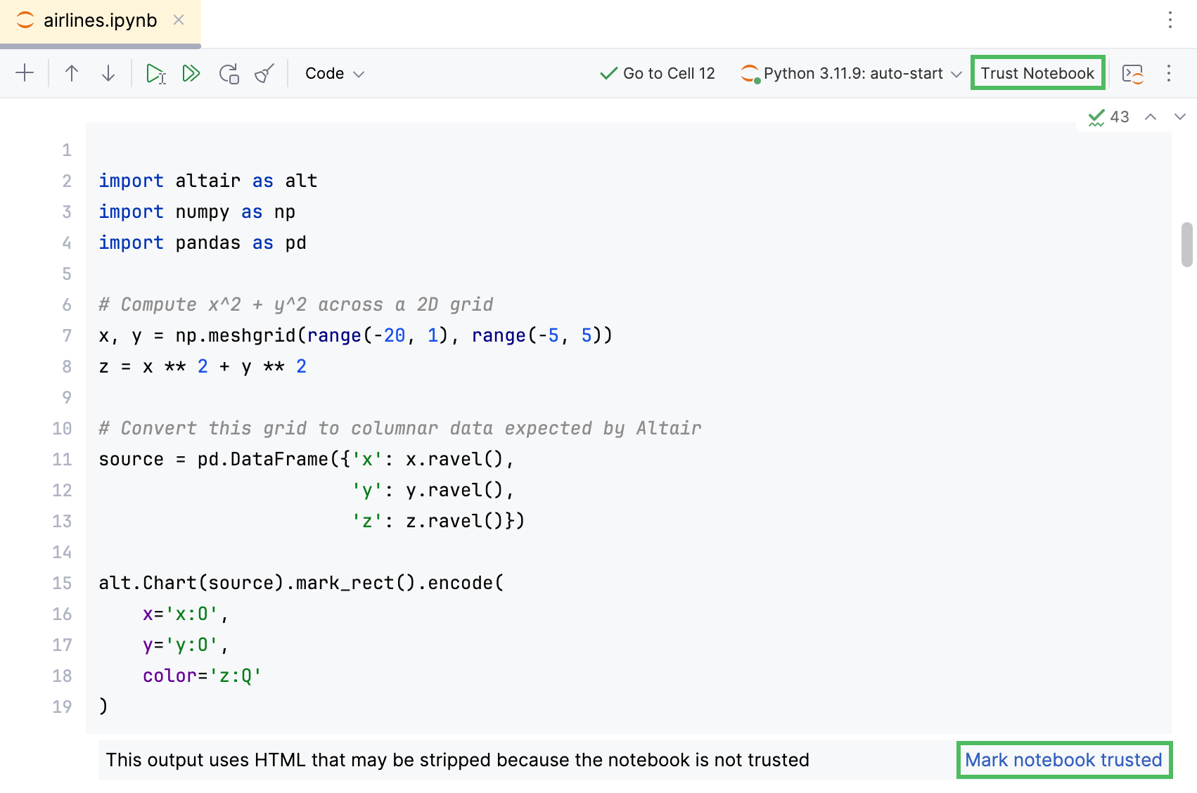 Use interactive widgets | IntelliJ IDEA Documentation