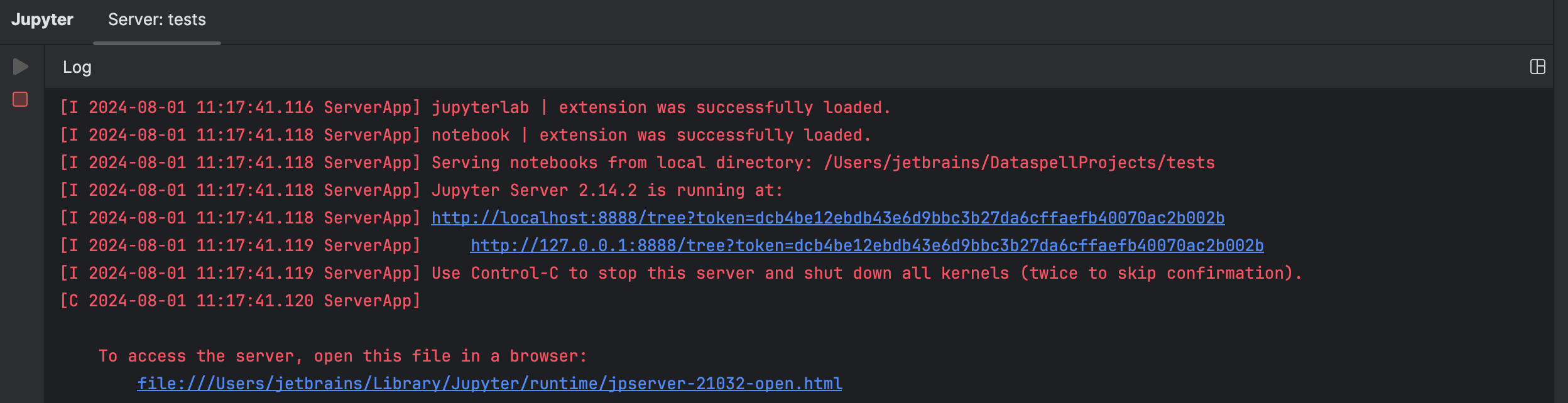 Manage Jupyter notebook servers | PyCharm Documentation