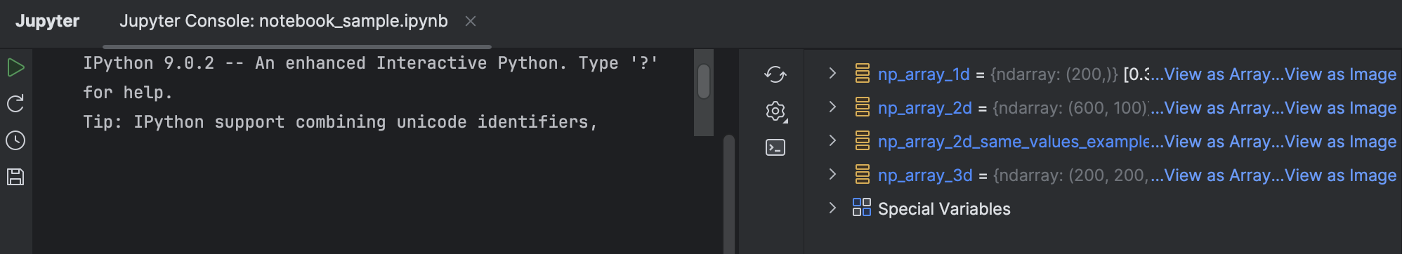 Jupyter notebook support | PyCharm Documentation