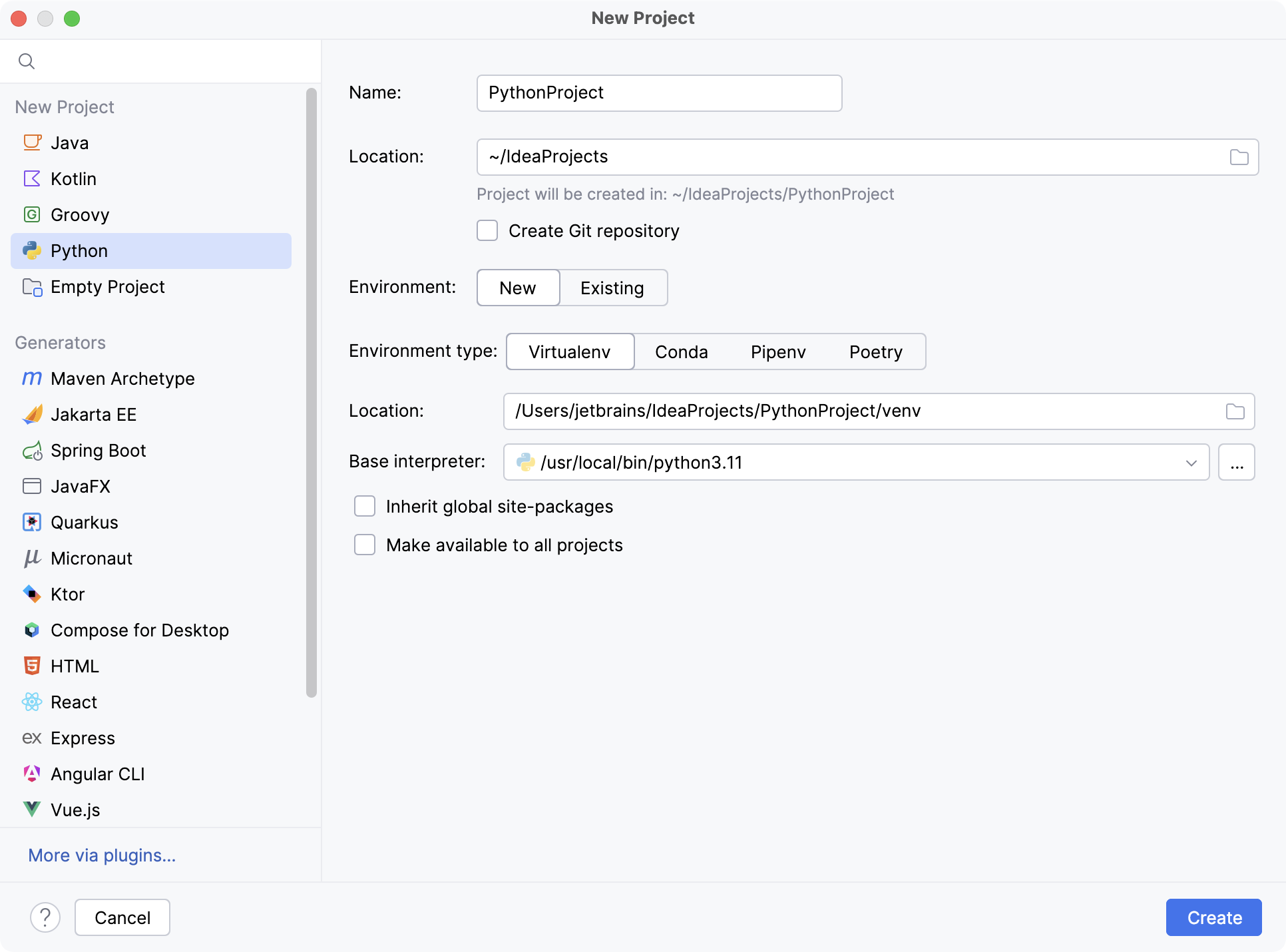 Python | IntelliJ IDEA Documentation