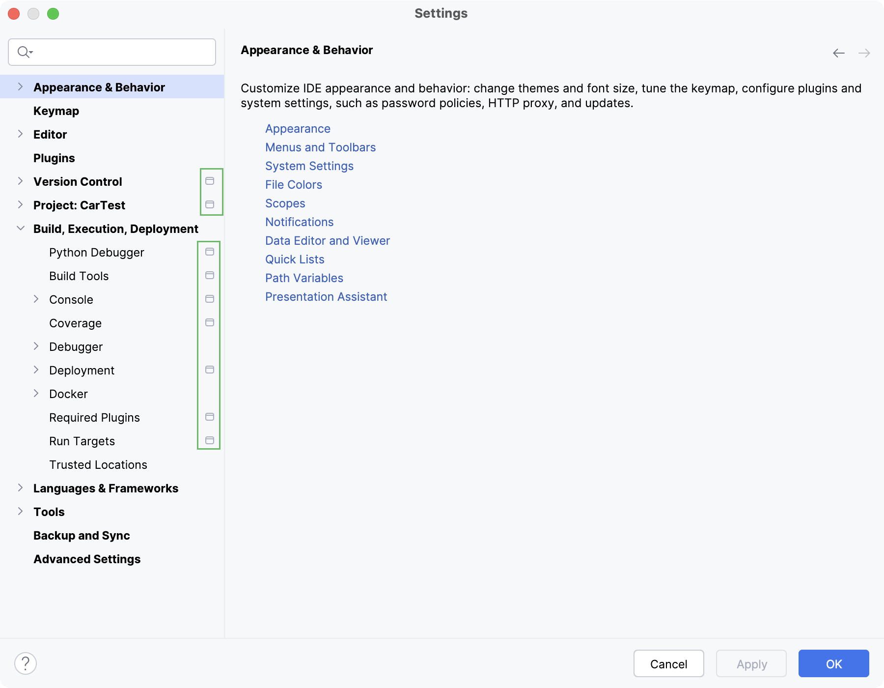 Configure projects in PyCharm | PyCharm Documentation