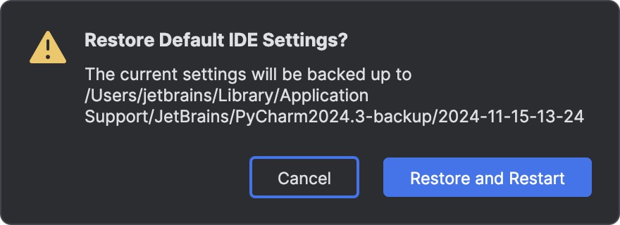 Configuring PyCharm settings | PyCharm Documentation