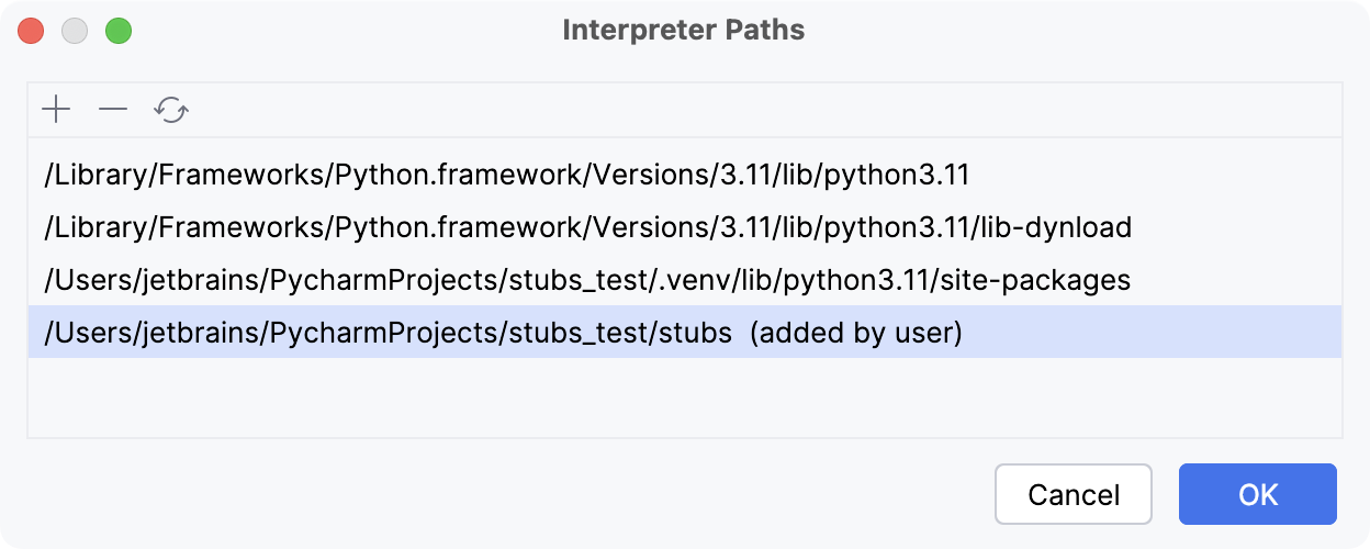 Stubs | PyCharm Documentation