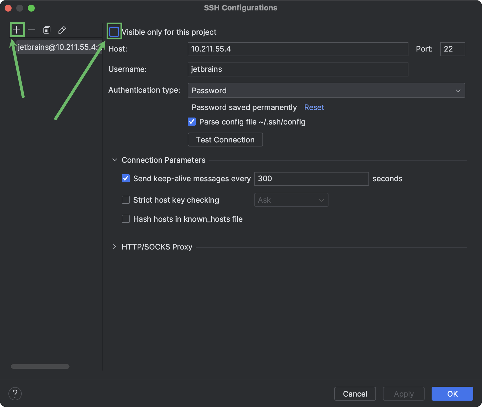 Configure an interpreter using SSH | PyCharm Documentation