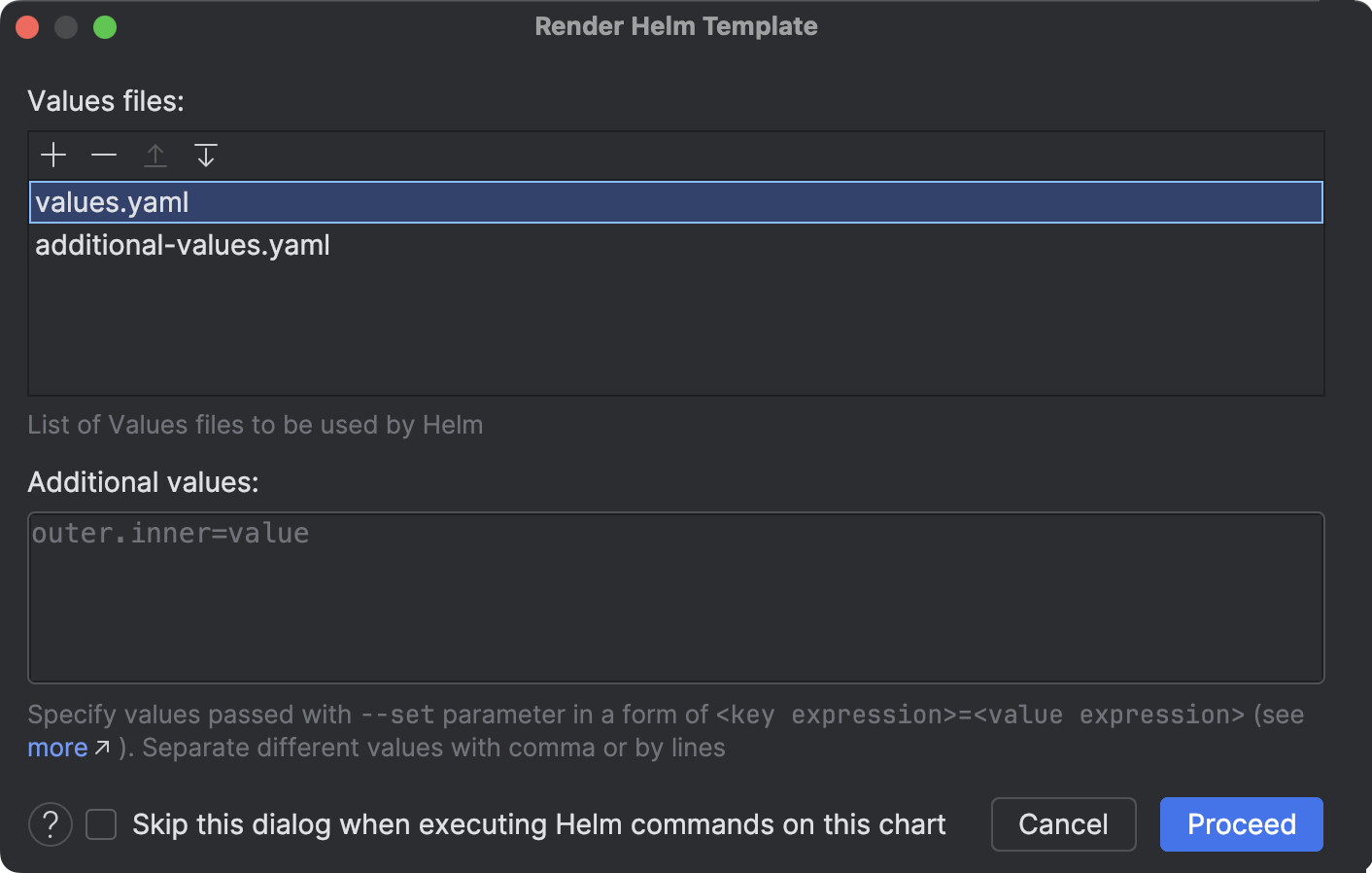 Helm | WebStorm Documentation